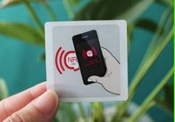 Circle/ Custom 13.56MHZ passive Phone nfc rfid tag/ label/ inlay/ sticker for asset projec