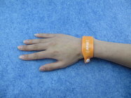 RFID 13.56MHz one time used wristband for university student tracking