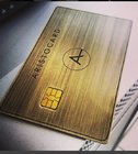High quality copper gold metal card/metal business card