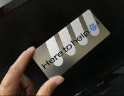 2016 new innovative products interesting promotions metal visiting card