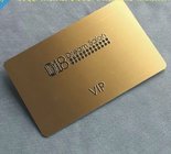 Plating Gold Brass Engraved Metal Business Cards