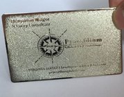 Engraved Skeleton Wedding Metal Invitation Card
