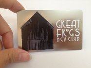 Polished gold metal business cards